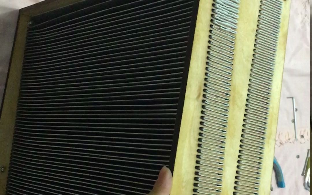 300元自制新风-滤芯更换-拆除使用过的滤纸