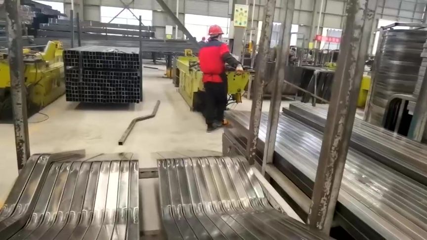 材料车间#c型钢 #型材 #专业生产 #车间实拍