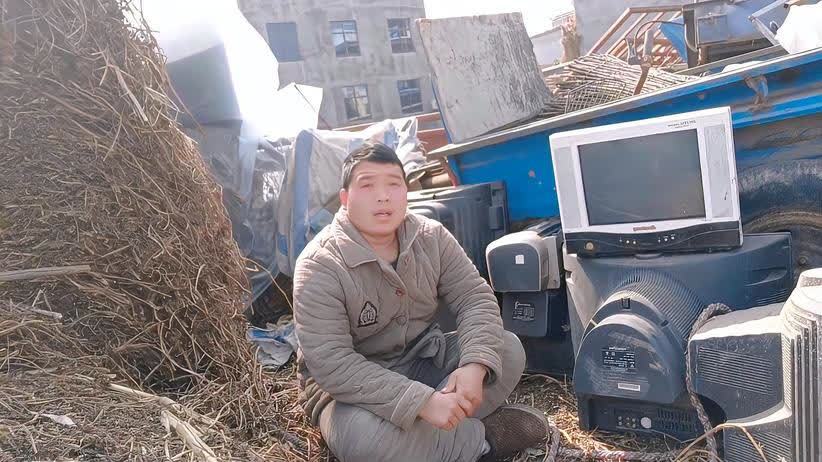 这期视频给收废品的小白讲解一下,电视机的尺寸怎么.