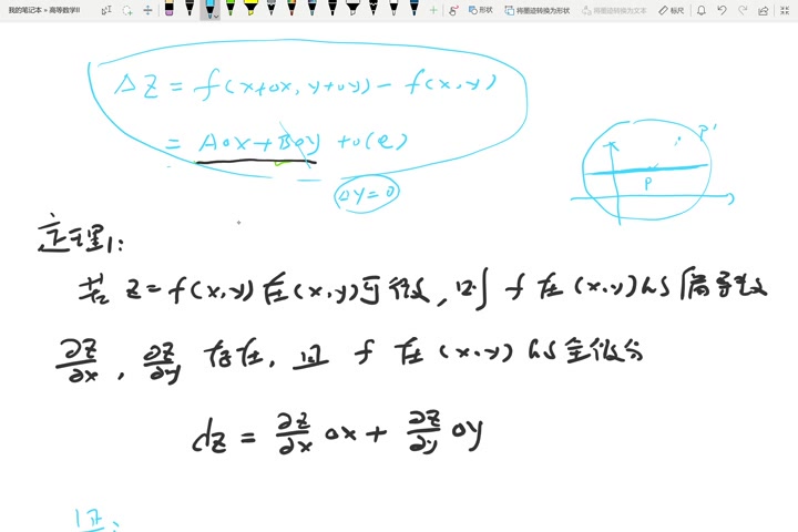 全微分的性质——高等数学 第九章 多元微分学 第三节 全微分(2)