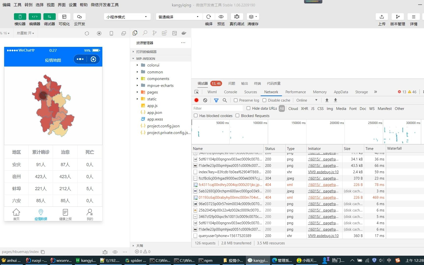 计算机毕业设计答辩通过Python+Spark疫情上报小程序 疫情爬虫 疫情...
