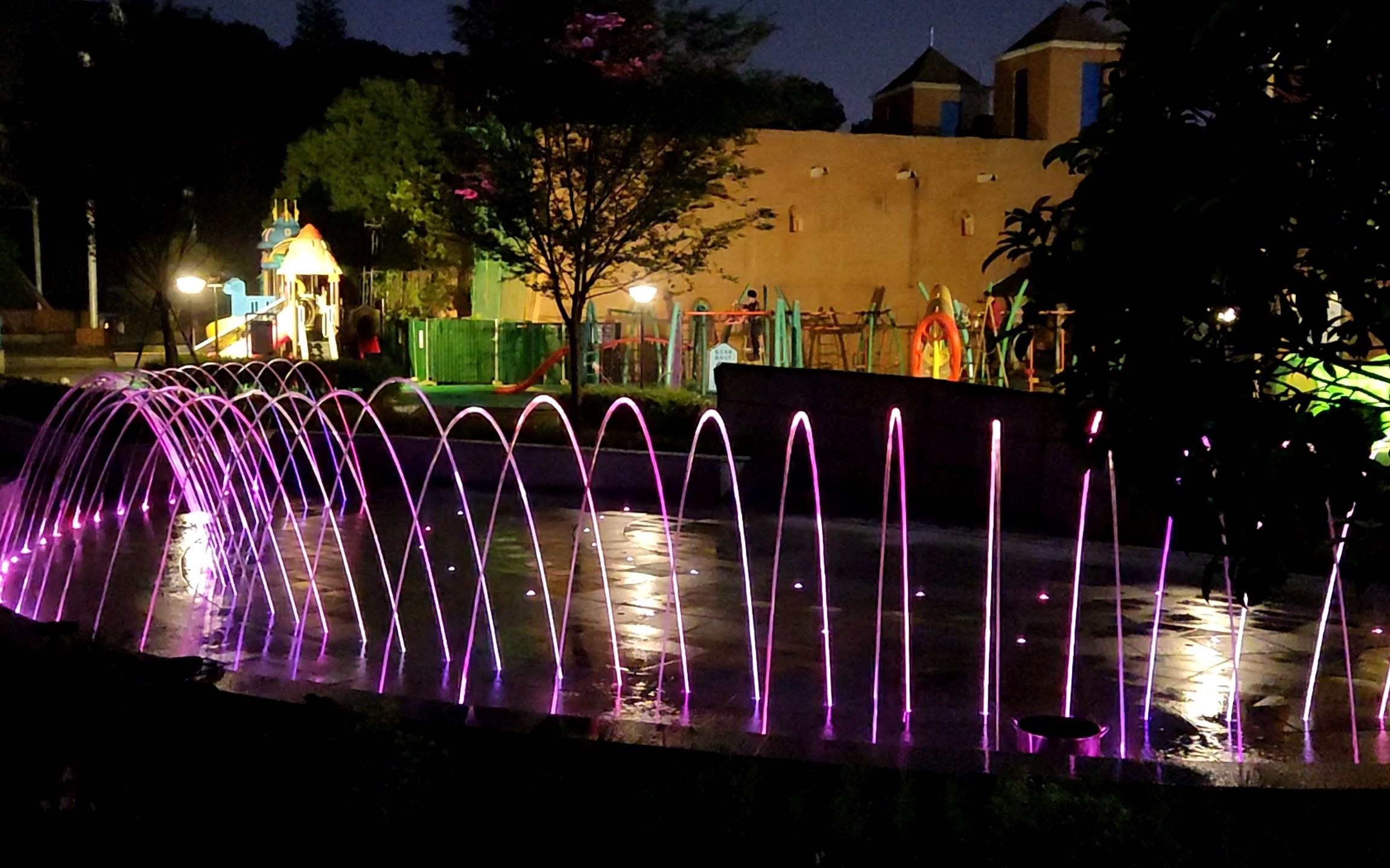 音乐喷泉厂家 长沙世界之窗互动喷泉