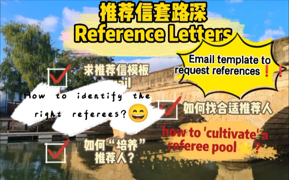[英文字幕][模板邮件]推荐信套路深!怎么找对推荐人来写推荐信?如何未...