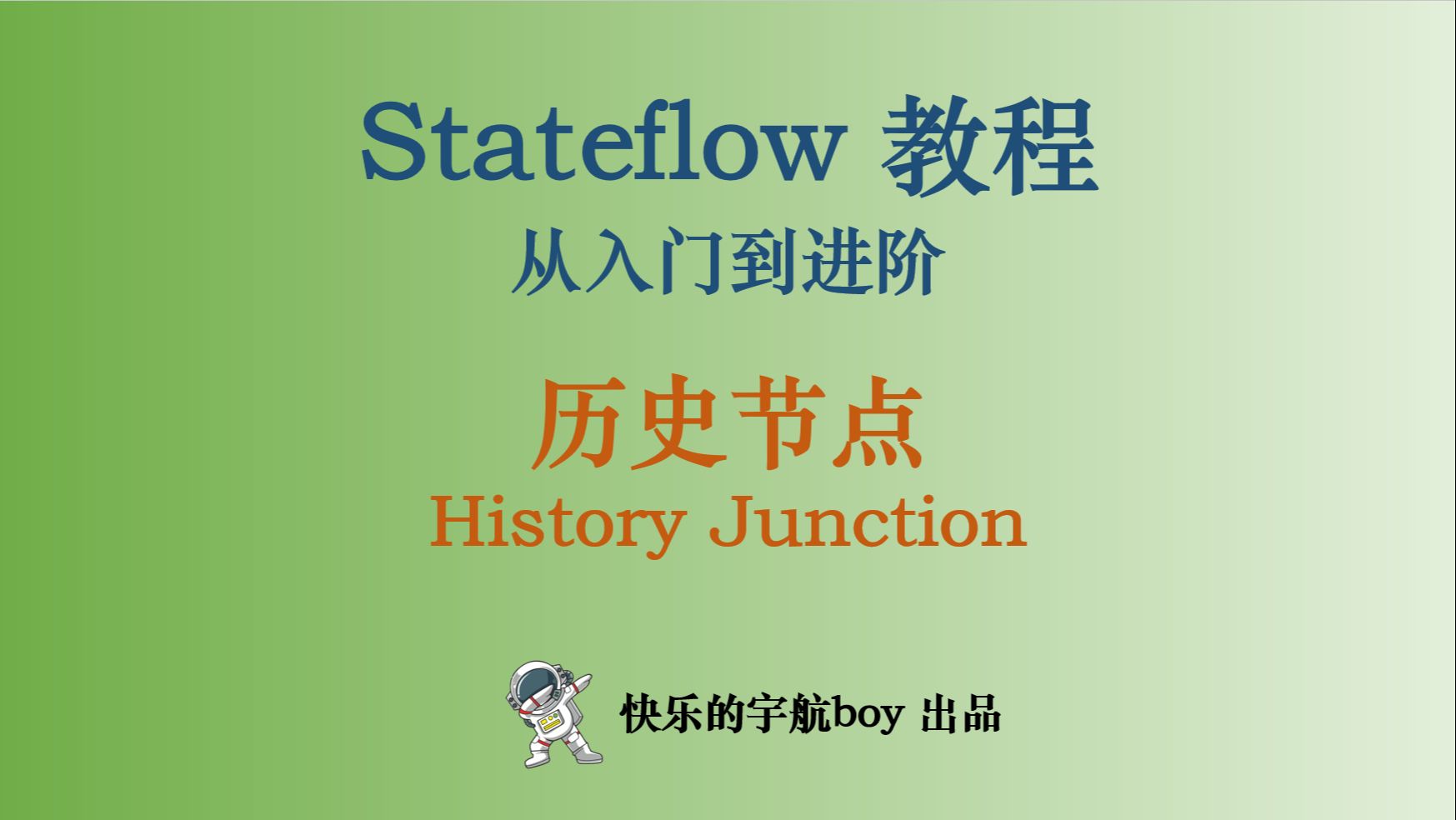Stateflow教程 24 历史节点 History Junction(试看)