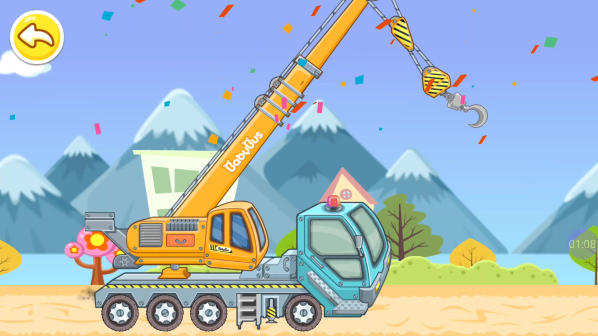 宝宝巴士亲子游戏 第250集 宝宝认工程车 宝宝巴士动画片 儿童益智...