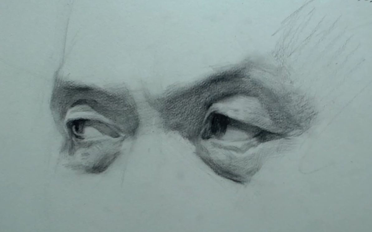 都说素描眼睛难画,今天老师教你怎么样简单画眼睛!