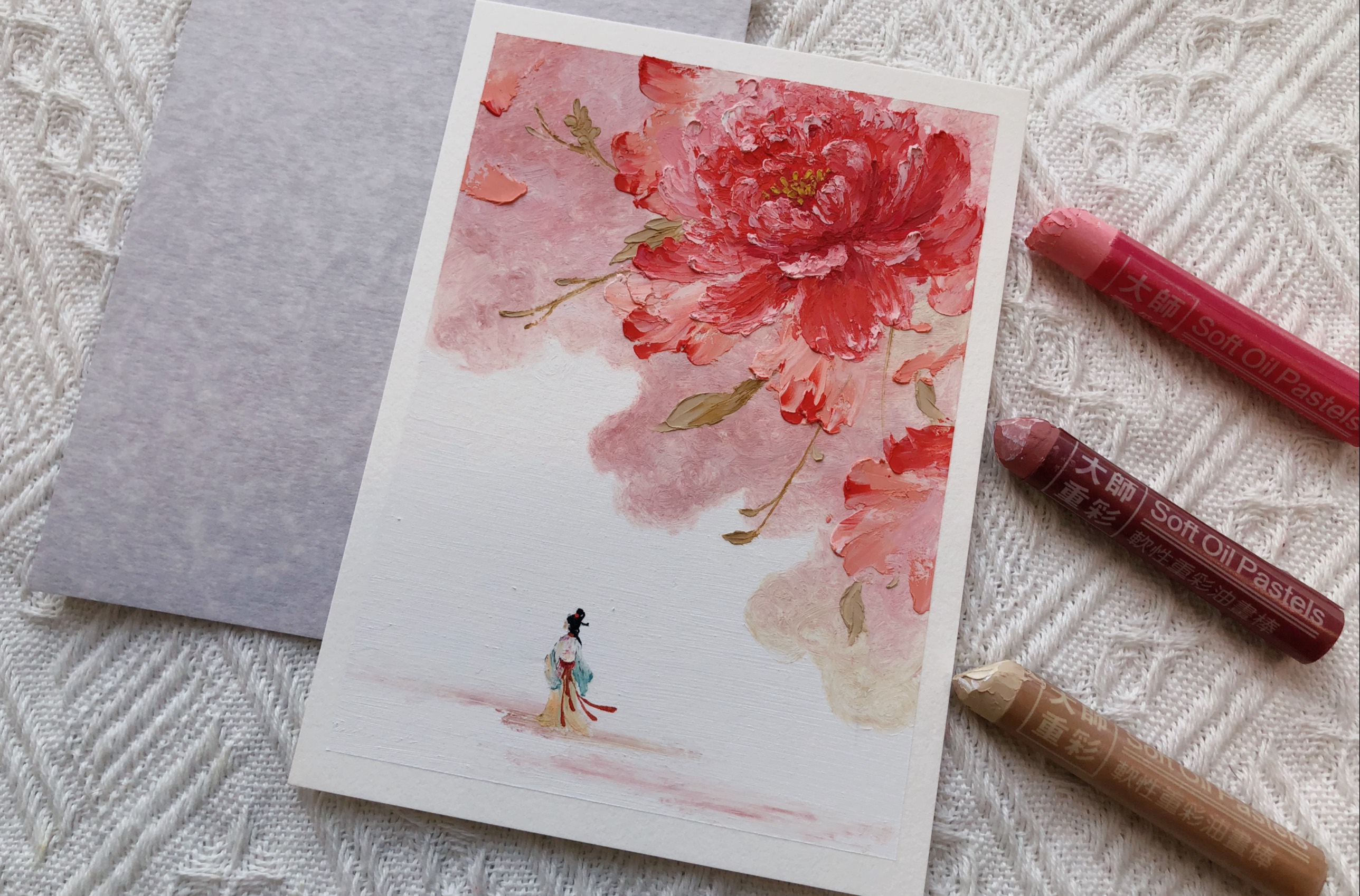 〖油画棒〗沉浸式教程～国色牡丹～