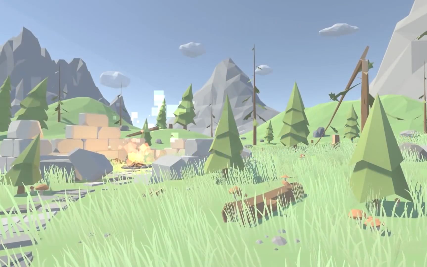 【Unity教程】低面数场景的光照和后处理效果