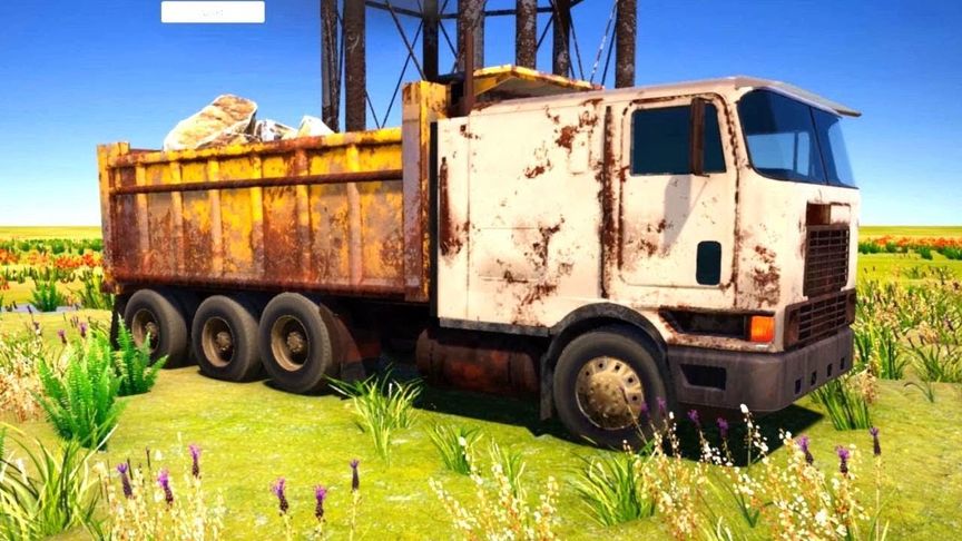 模拟游戏 驾驶重型卡车运送石块