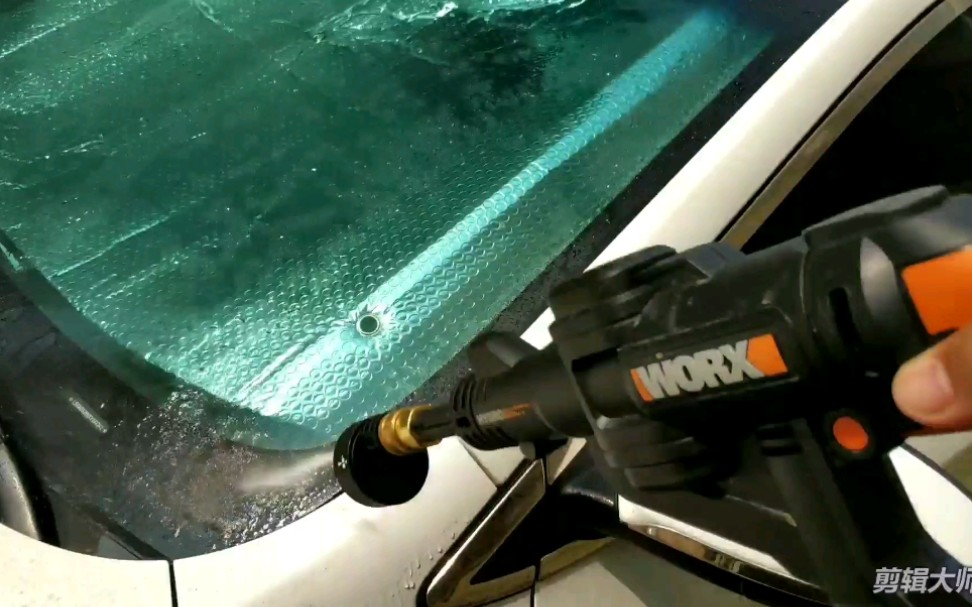 威克士锂电便携洗车机,洗洗我那脏了吧唧的小车车