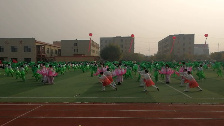 学校艺术节开幕式表演3