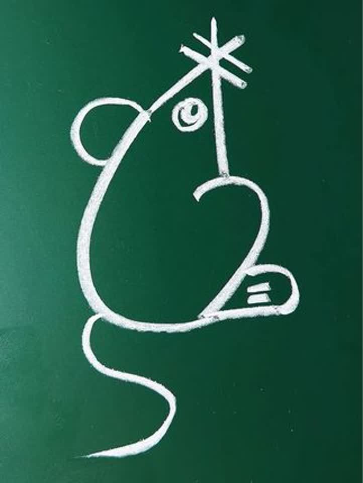 2+9=11画小老鼠,超级简单,你还会其他画小老鼠的方法吗?评论区一起...