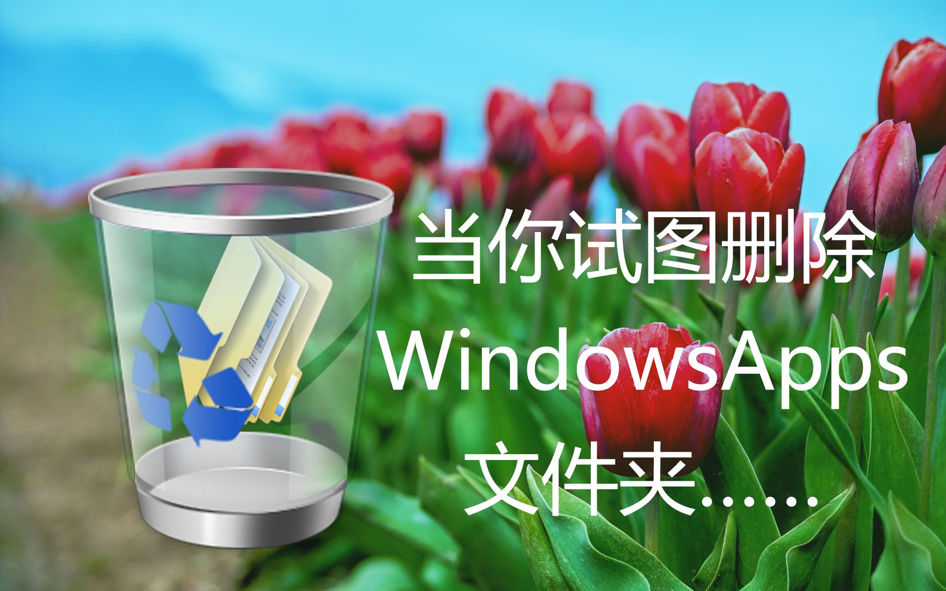 【作死】当你删除WindowsApps文件夹会发生啥?