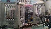 庭院铝艺折叠门 无轨道折叠门厂家 别墅电动折叠门 海巨浪铝艺