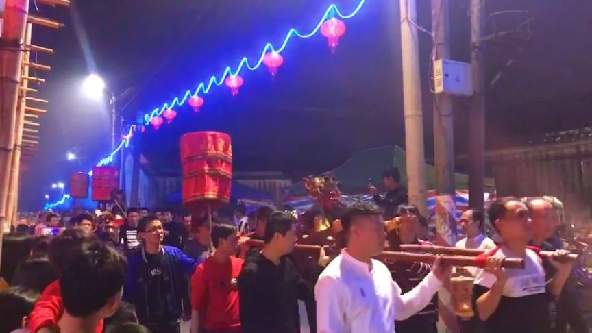 迎老爷是潮汕地区的民俗祭祀文化活动,祈求风调雨顺,全村平安