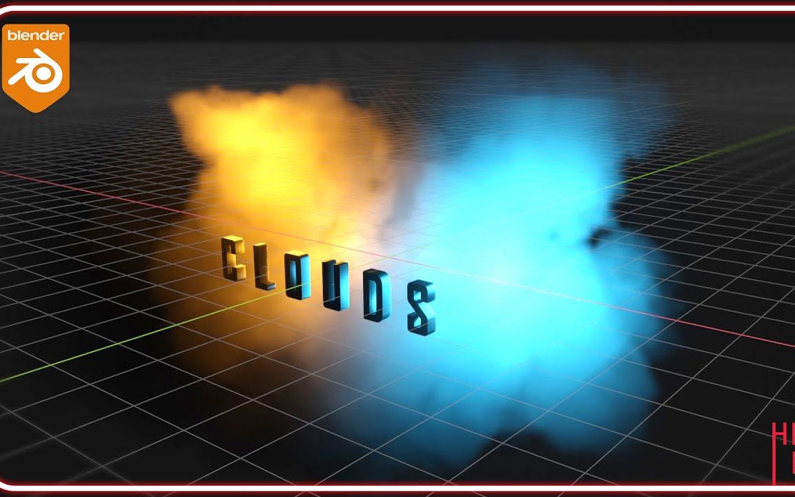 Blender 云雾简易动画制作技巧(中英文字幕)