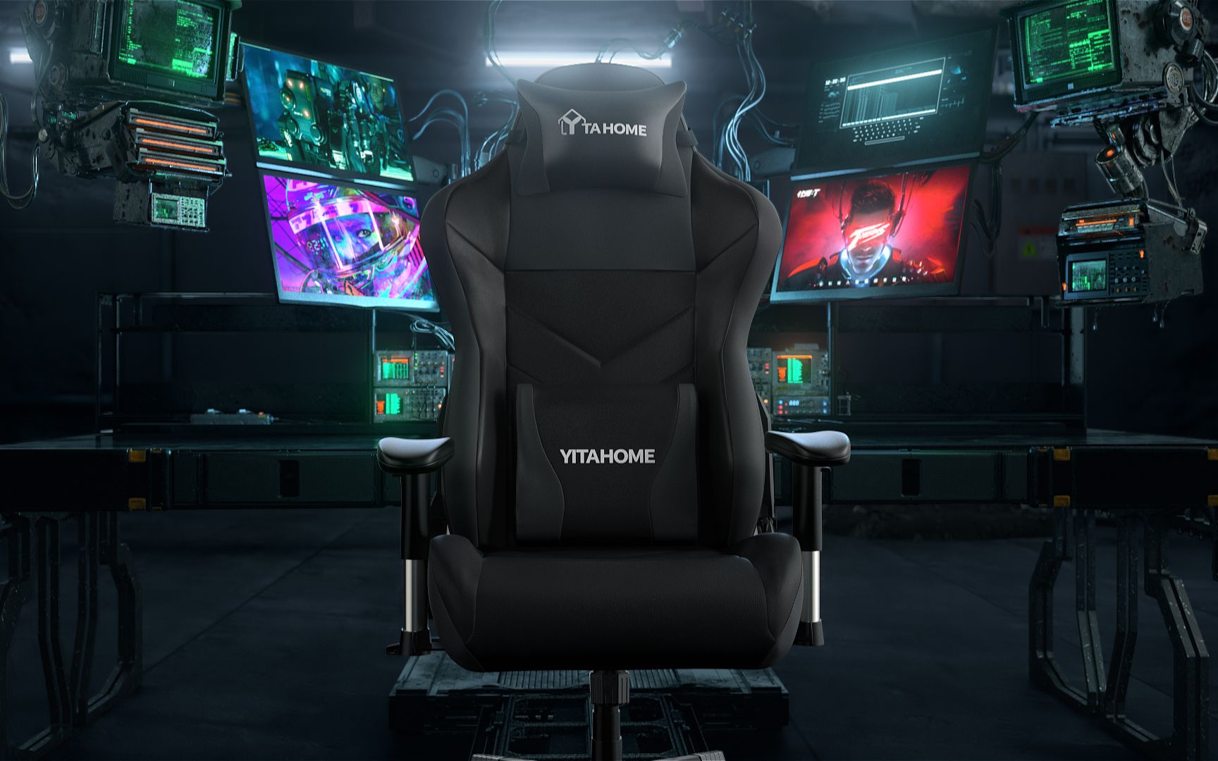 c4d赛博朋克电竞椅产品动画,redshift渲染