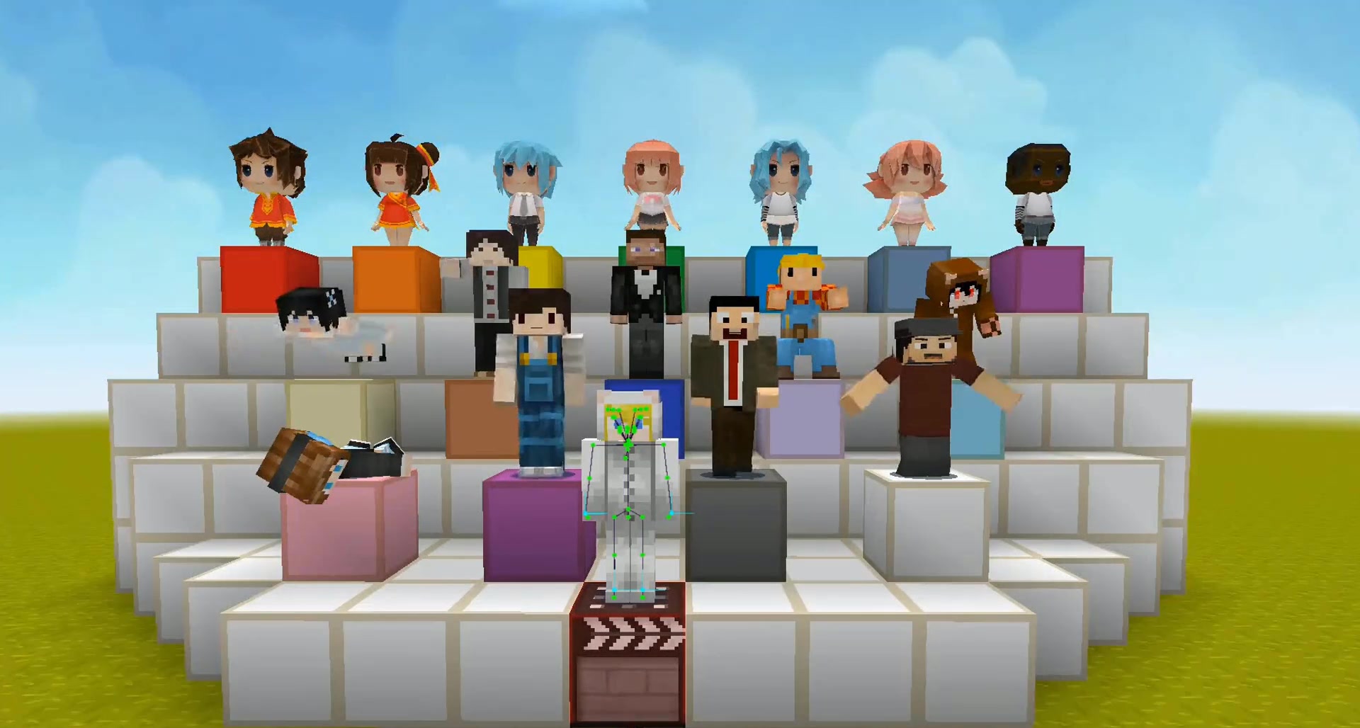 Paracraft帕拉卡骨骼动画基础入门 虫子觅食动画制作1 信息技术电脑...