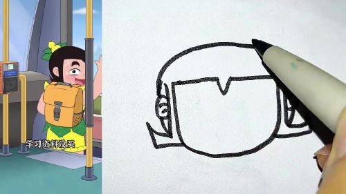 当学生偶遇老师后,简笔画,一起学画画