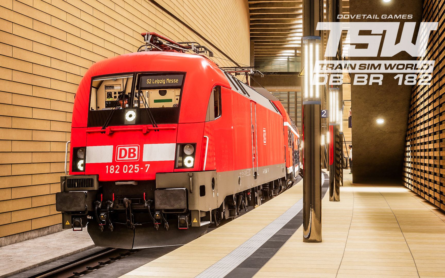 火车模拟世界 - DB BR 182 #1:莱比锡S2线快速列车 驾驶BR182穿过...