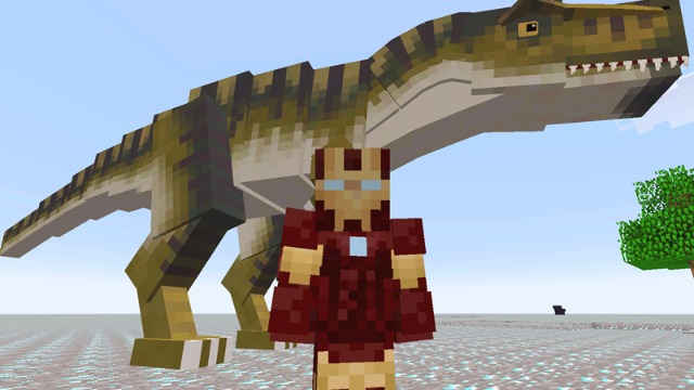 大海解说 我的世界钻石大陆75集 天降巨猪复活霸王龙