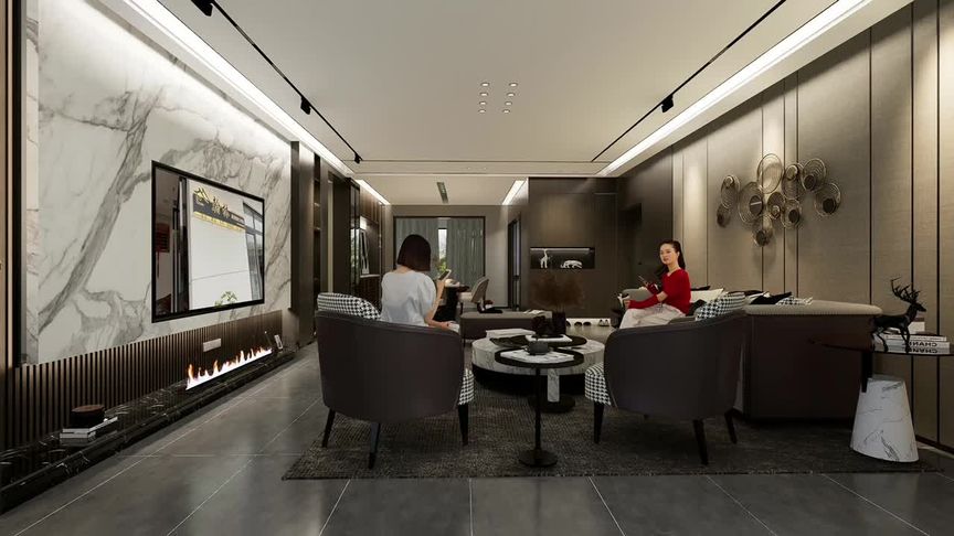 #上热门 #设计案例分享 D5室内漫游动画