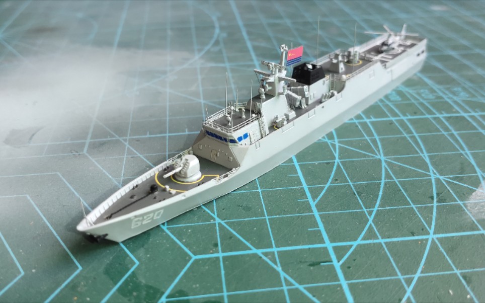 【懒人模型制作】1/700梦模型056A型护卫舰加改装蚀刻件