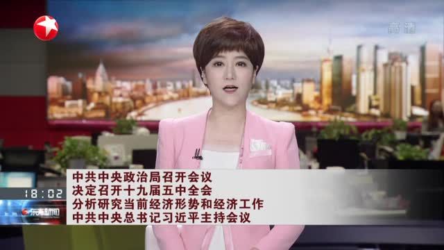 中共中央政治局召开会议 决定召开十九届五中全会 分析研究当前经济...