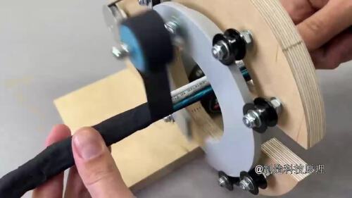 手工达人必看!自制线束缠绕机,从此告别凌乱电线