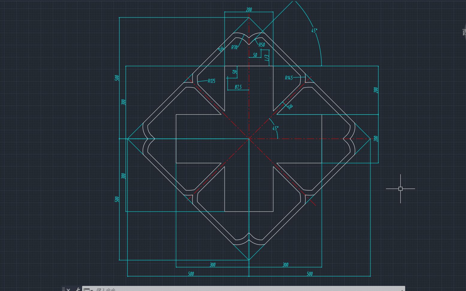 中国医疗卫生机构标志CAD过程(超快速)【CAD】