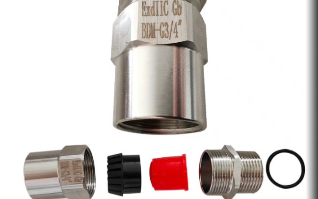 防爆电缆密封接头,不锈钢防爆格兰头,防爆分解图