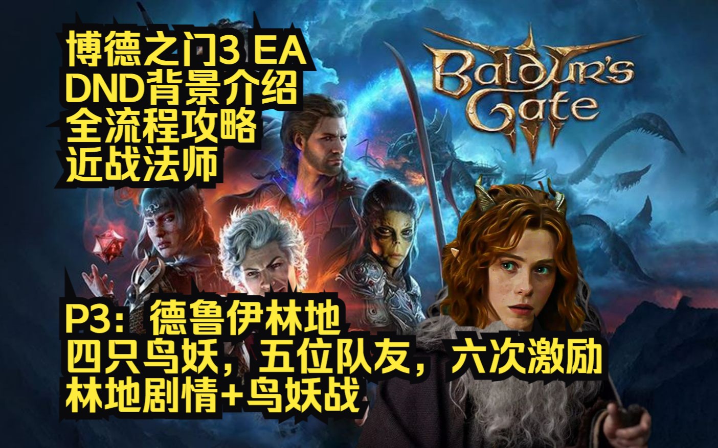 ...EA版】全浪漫/全激励点/全收集攻略+DND背景介绍|P3:德鲁伊林地观...