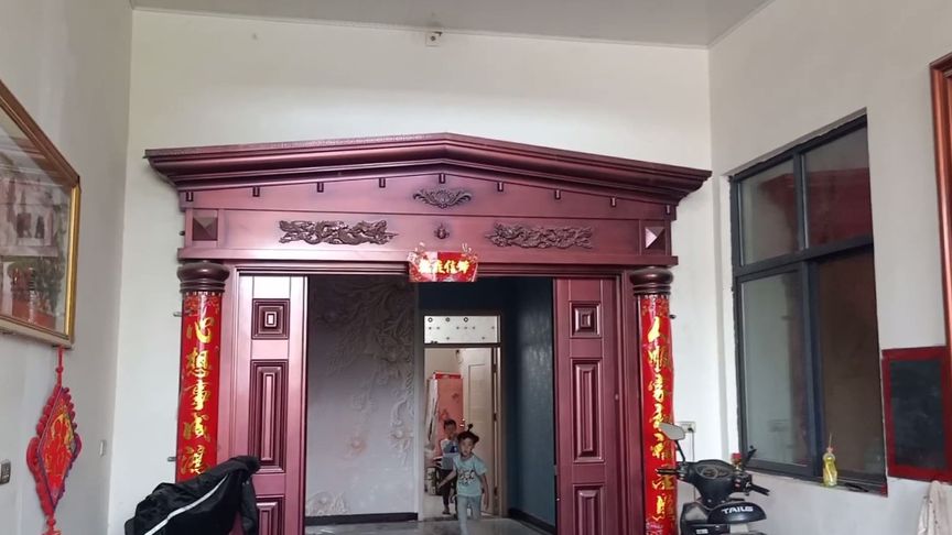 农村钢结构和混泥土混合结构房屋,二层小楼设计的很好看!