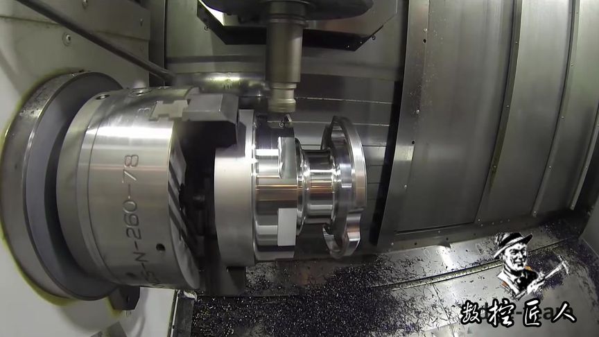 车铣复合数控机床加工案例分享,这个零件有点复杂!