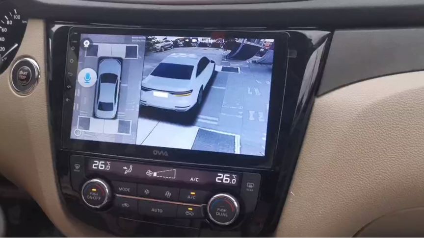 新奇骏360全景导航上车效果