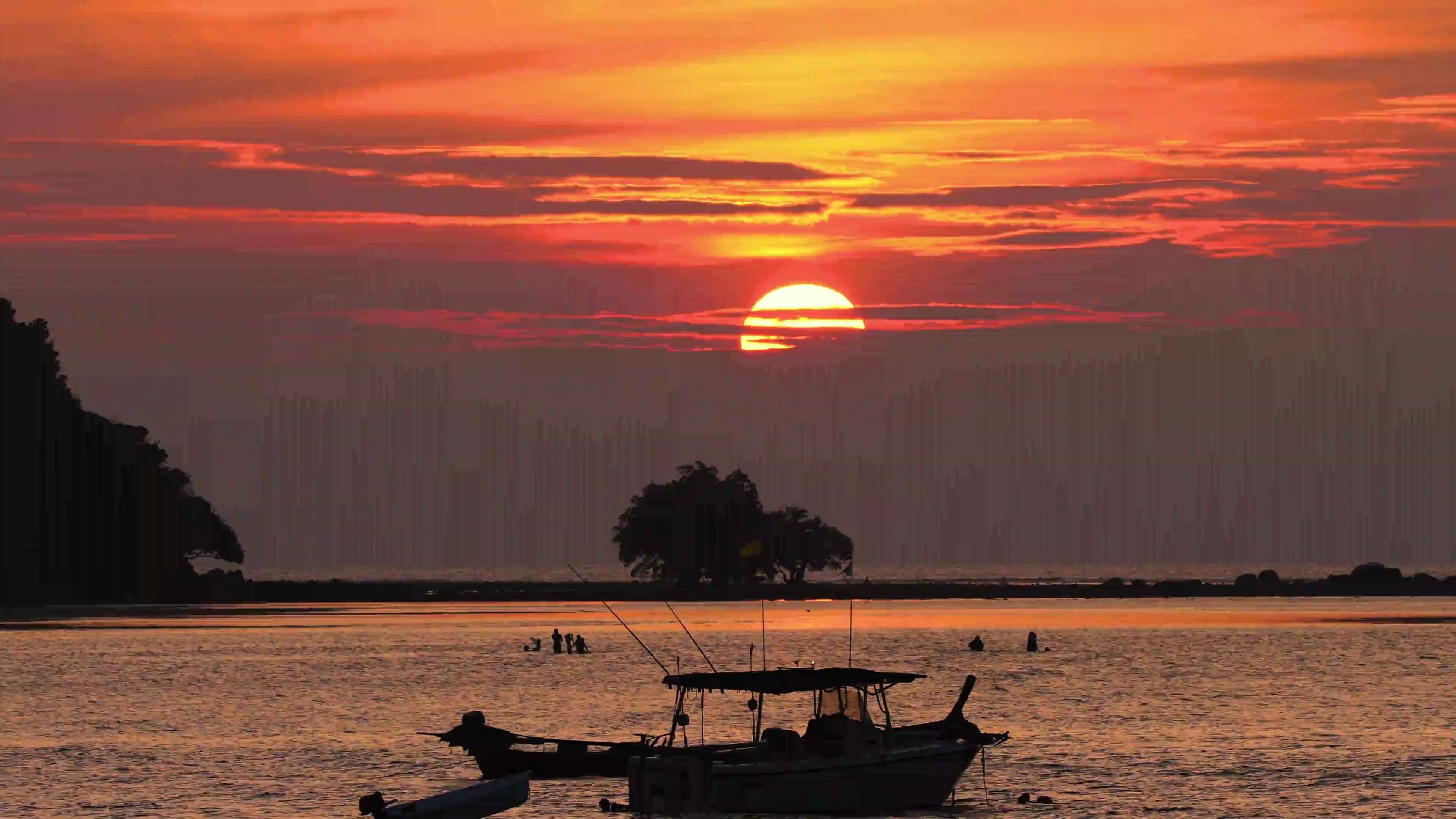 MacW视频素材_日落下的普吉岛景色实拍素材