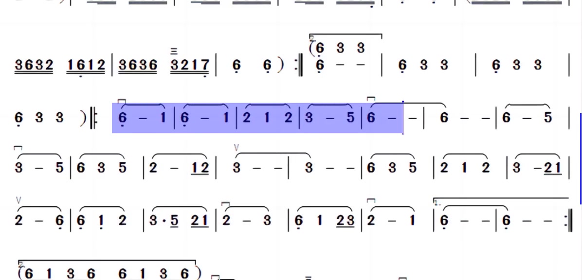 好听的二胡版花儿与少年F调63弦郝老师演奏钢琴简谱识谱