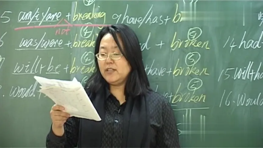 初中英语教学第二部分:第21讲,现在进行时