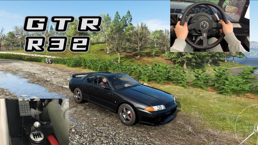 【4K】我要买GTR! 我买模拟器给你吧! SKYLINE GTR R32 地平线4