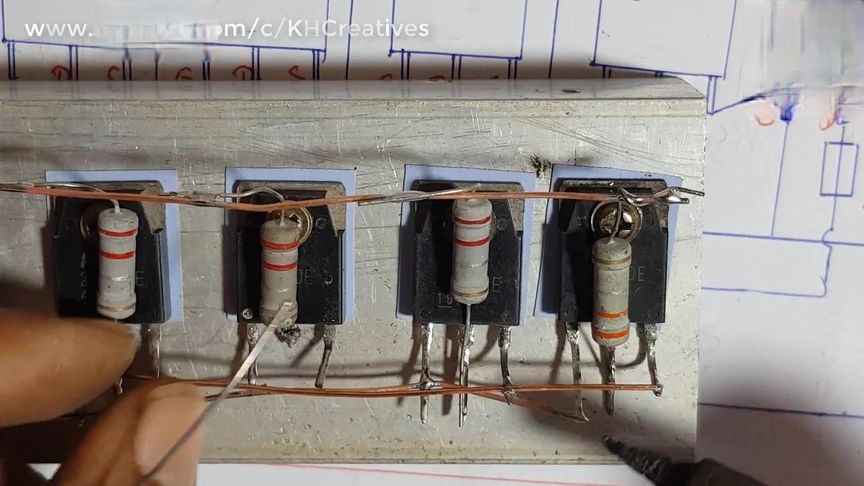 带Mosfet 23N50的800W放大器制作