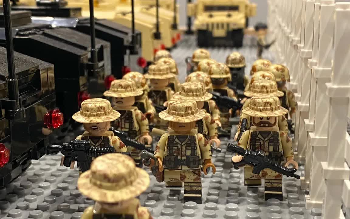 乐高大型军事基地更新3