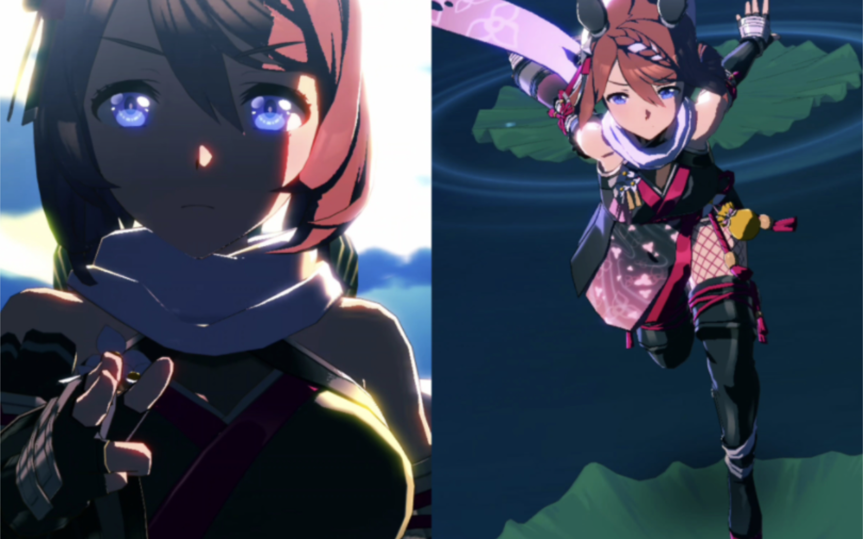 【赛马娘】忍者大海湾出场动画,你可别被人抓住了_剪辑