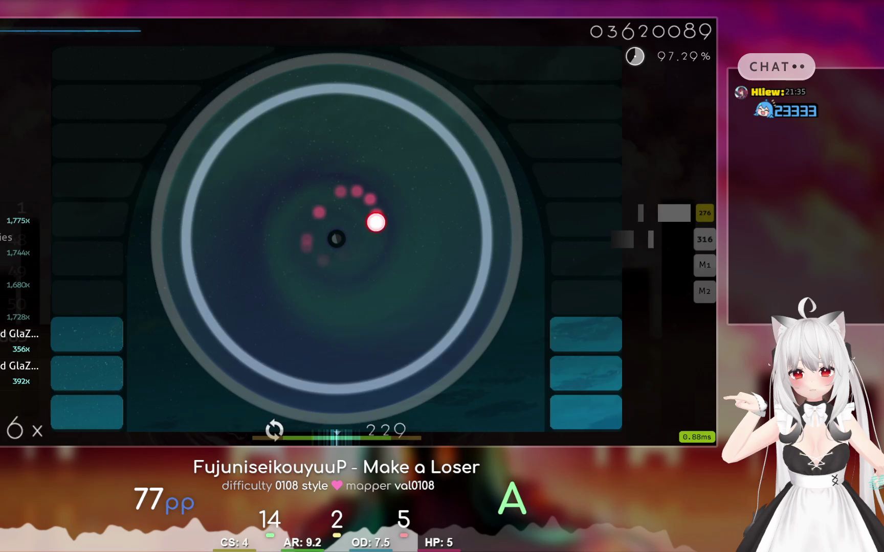 [osu]直播录像2023.08.14晚(2)