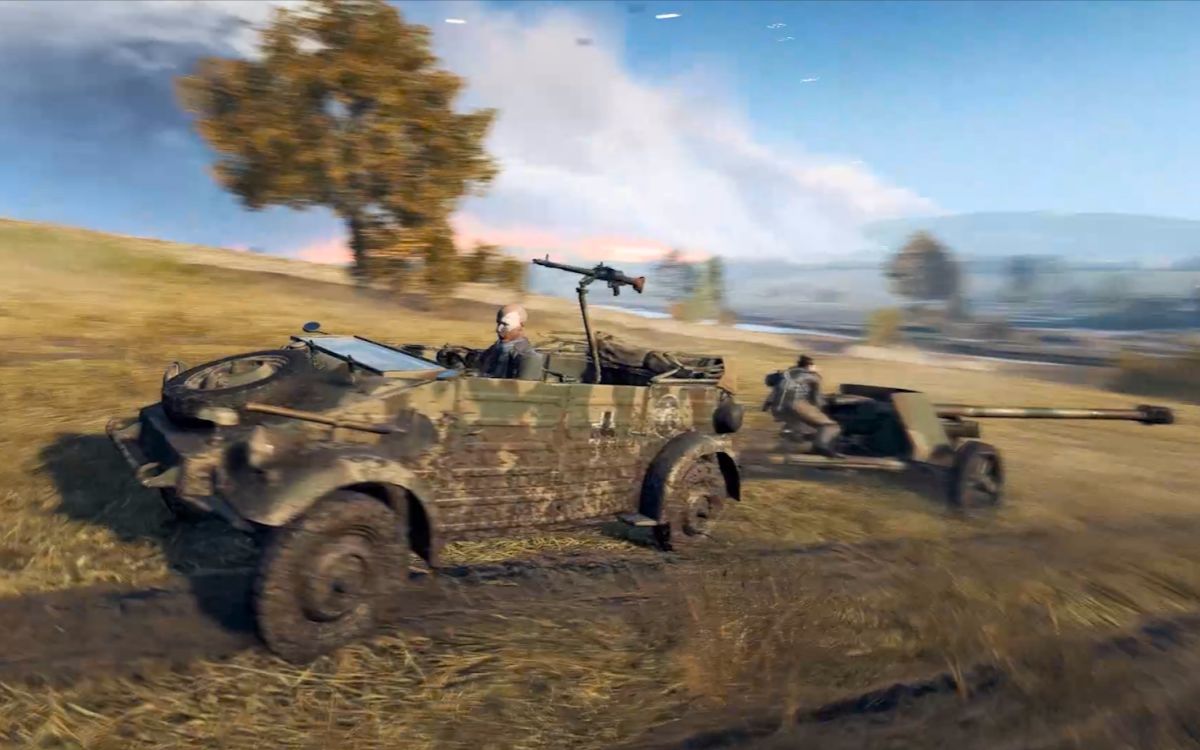 碉堡的牵引榴弹炮玩漂移!游戏里的快速反应小队!战地5载具