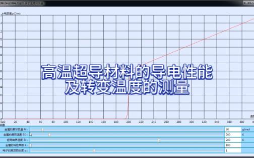 高温超导材料的导电性能及转变温度的测量