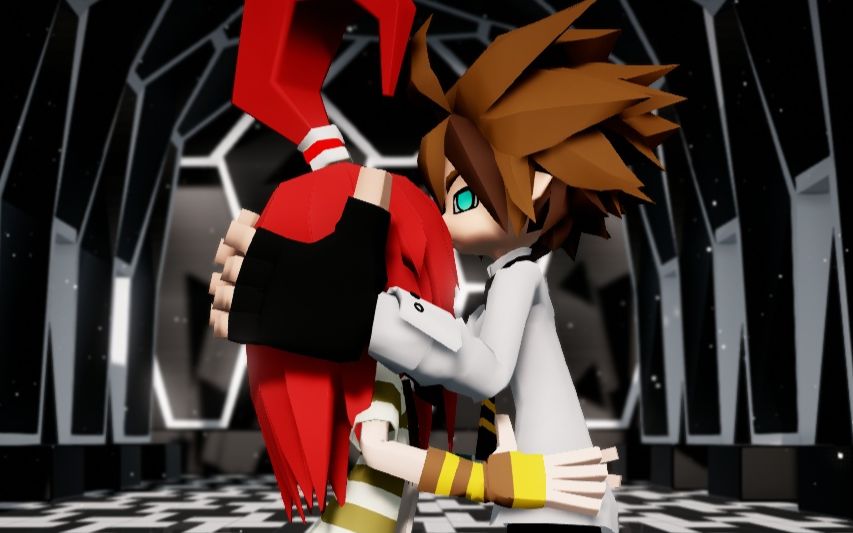 【凹凸世界/镜头练习MMD】安迷修和艾比的TheMonster(张嘴吃糖