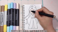 可爱Q版白娘子,1分钟就画好了,简单易学