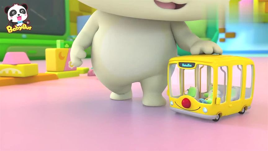 小朋友乘坐巴士要系安全带,不要随意走动,儿童安全教育动画片。