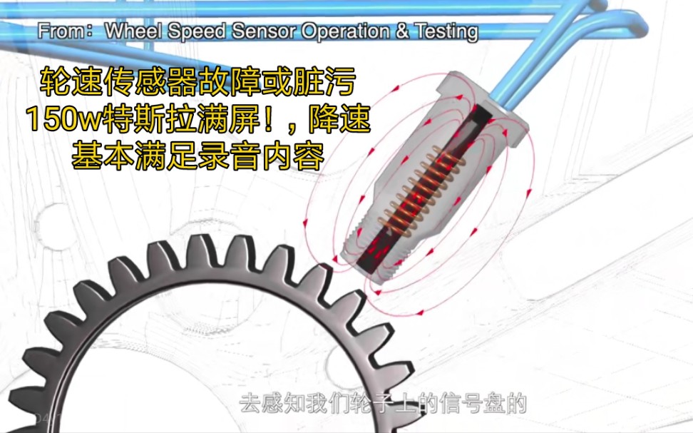 ...突然降速原因系轮速传感器故障或脏污引起。90%两次录音都为温先生
