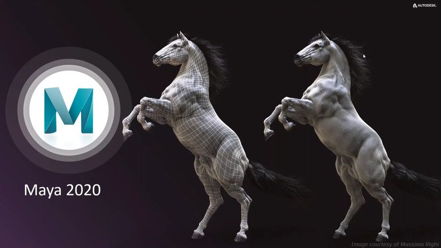 Maya 2020:顶级三维设计软件,适用于广告、动画、影视特技等